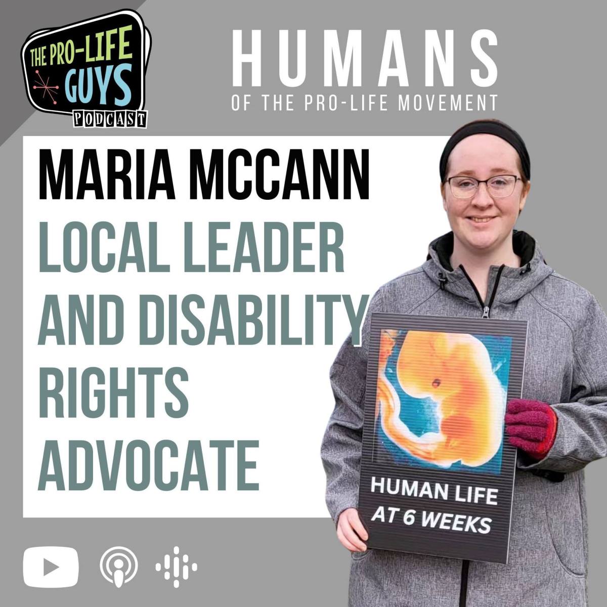 Guest Appearance on “The Pro-Life Guys Podcast” – Maria McCann